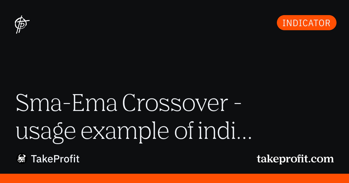 Sma-Ema Crossover - usage example of indie.Var[T]