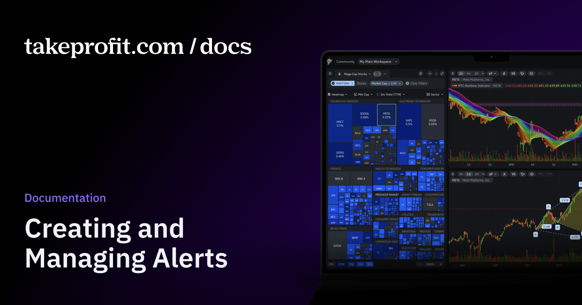 Creating and Managing Alerts - TakeProfit