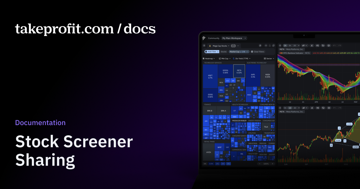 Stock Screener Sharing - TakeProfit